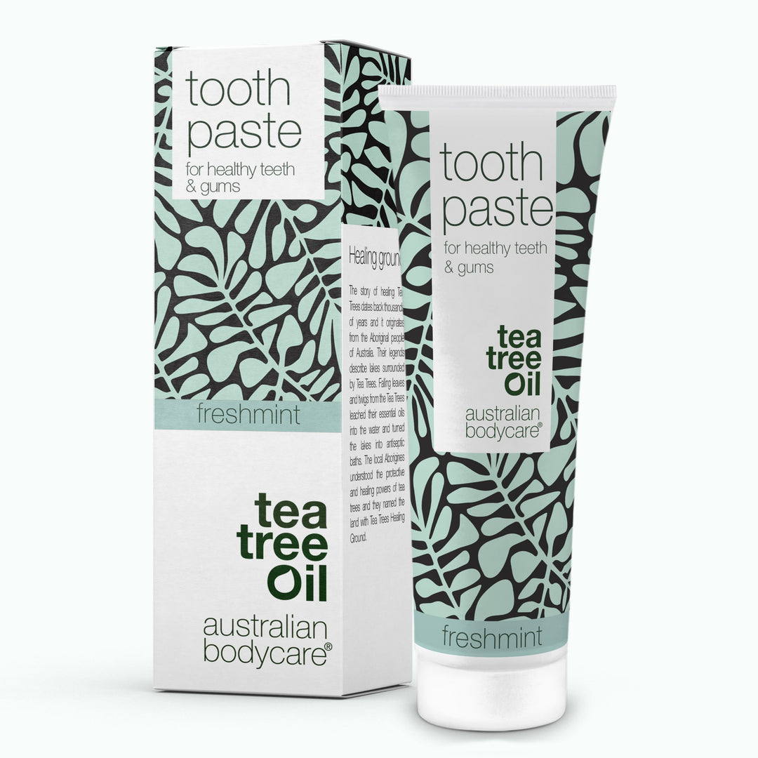 Tea Tree Oil Tandpasta - ved paradentose, plak & svamp i munden